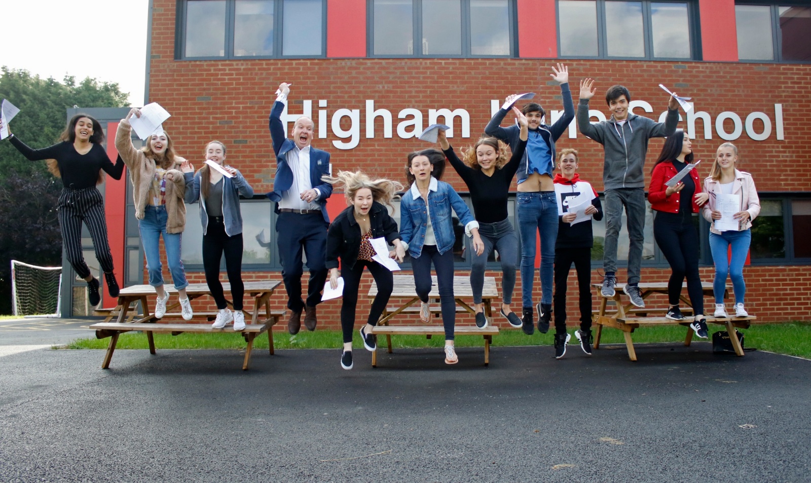 Higham Lane School - GCSE Results Day 2018